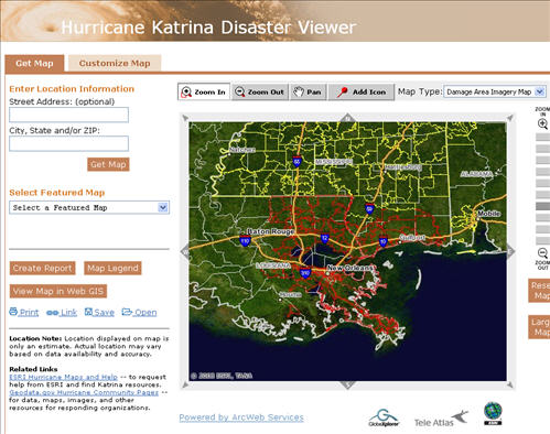 ESRI Web Mapping App Provides InDepth Geographic Information for Areas ...