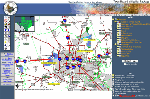 Texas Hazard Mapping & Mitigation Program - GIS user technology news