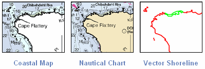 NOAA's Merged Extracted Vector Shoreline - GIS user technology news